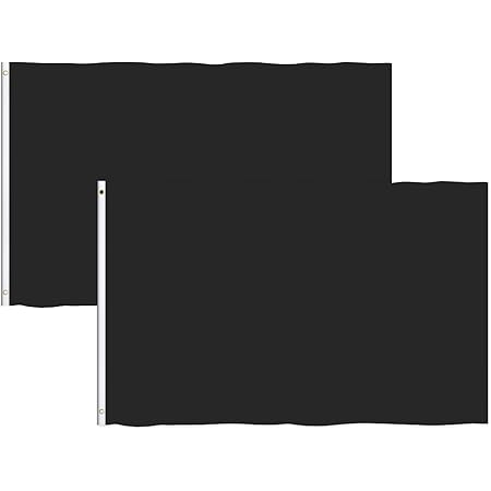 Amazon.com : Consummate Solid Black Flag 3x5 Foot Plain Black Flags ...