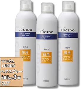 Amazon.co.jp: Mandom LUCIDO LUCIDO Hair Spray, 10.1 oz (285 g), Set of ...