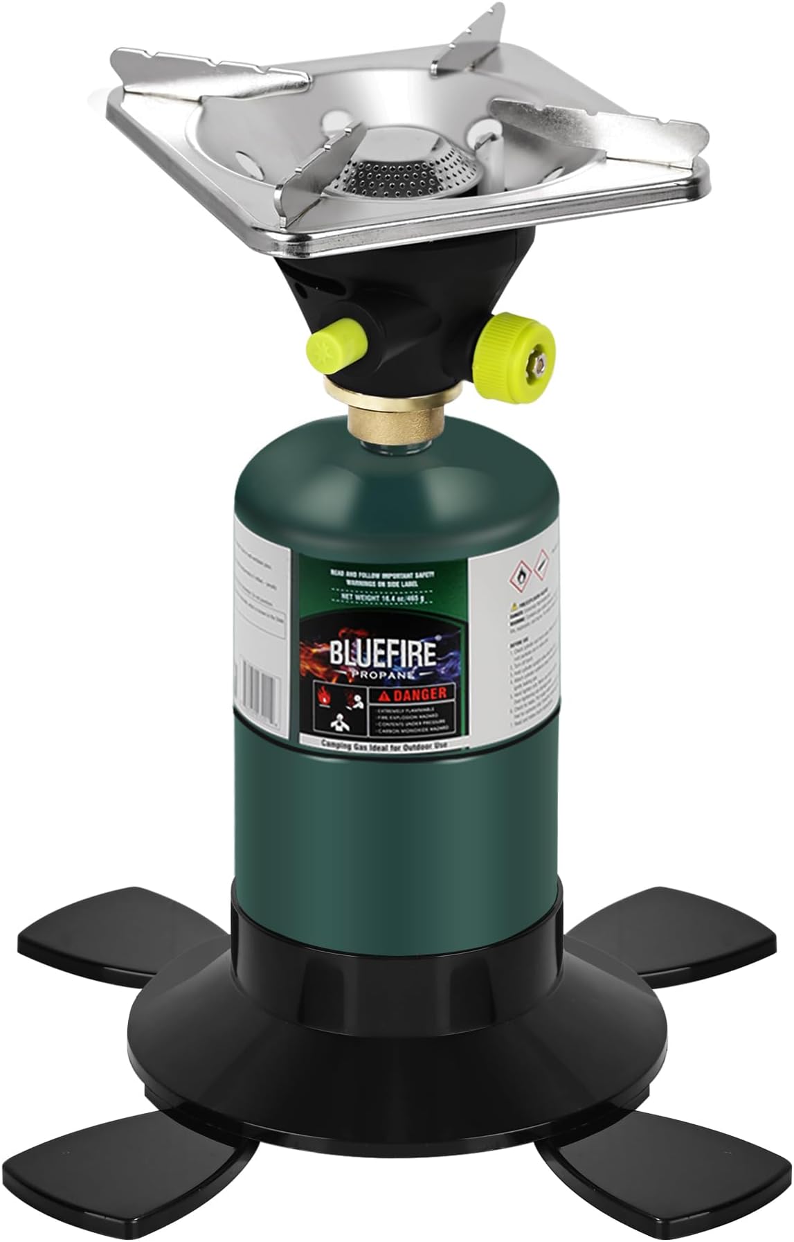 Amazon.com: VANSTON 2-Burner Propane Camping Stove, 20,000 Total BTUs ...
