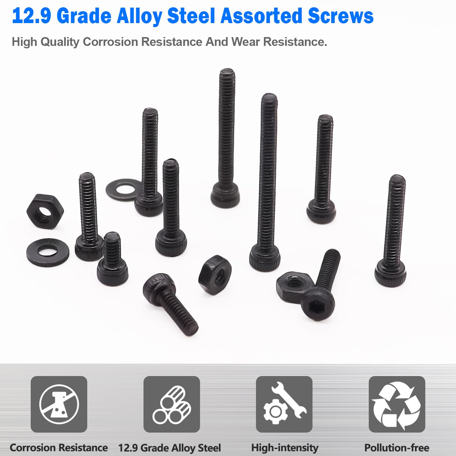 Snapklik.com : Mxuteuk 380PCS M4 Screws Kits,6/8/12/16/20/30mm Metric ...