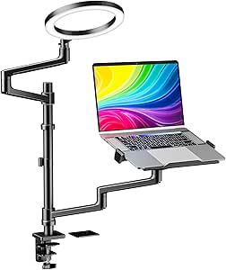 Amazon.com: WALI Laptop Desk Mount, Laptop Stand for Desk with 10" LED ...