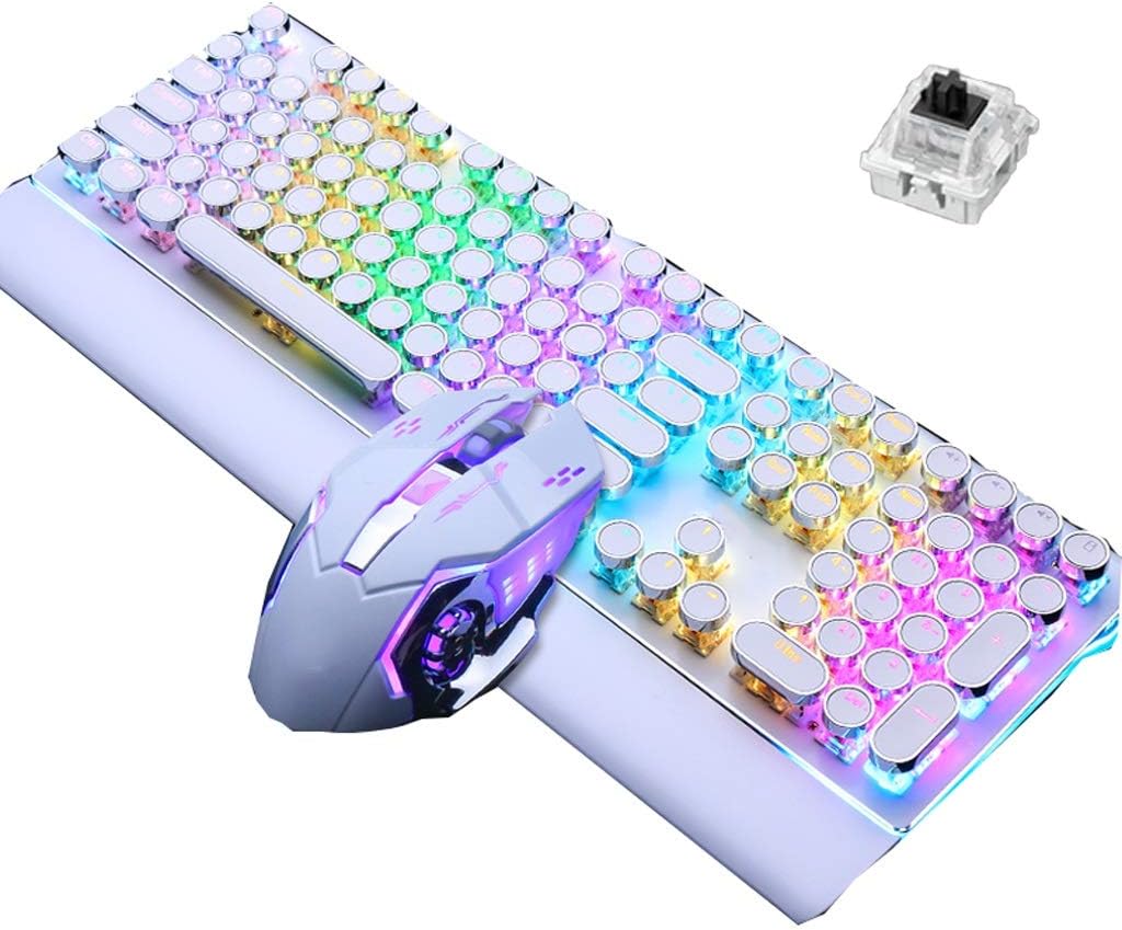 Amazon.com: ARCH Mechanical Keyboard and Mouse Combo RGB Gaming ...