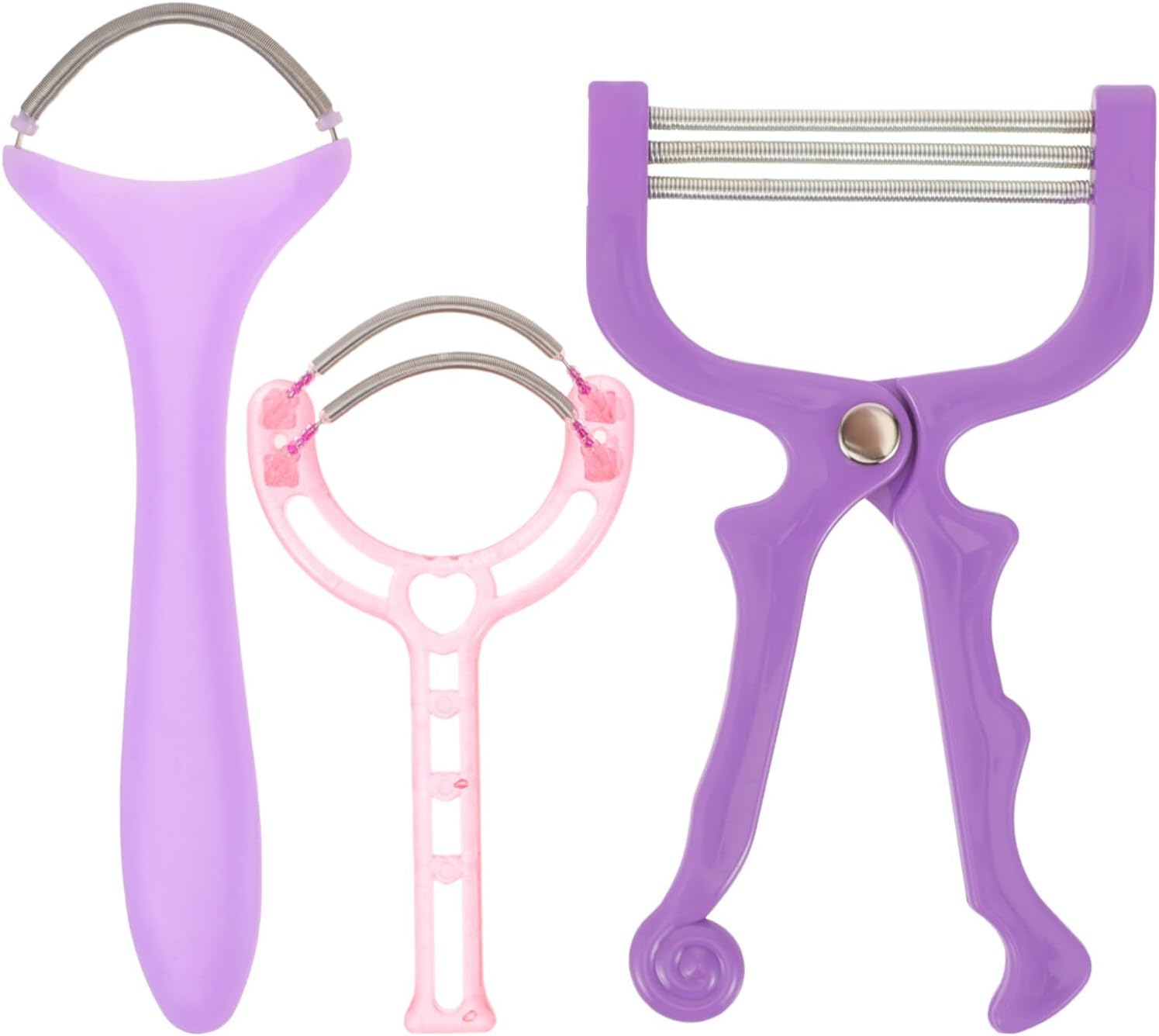 Amazon.com : Lurrose Spring Facial Hair Remover, 3pcs Chin Hair ...
