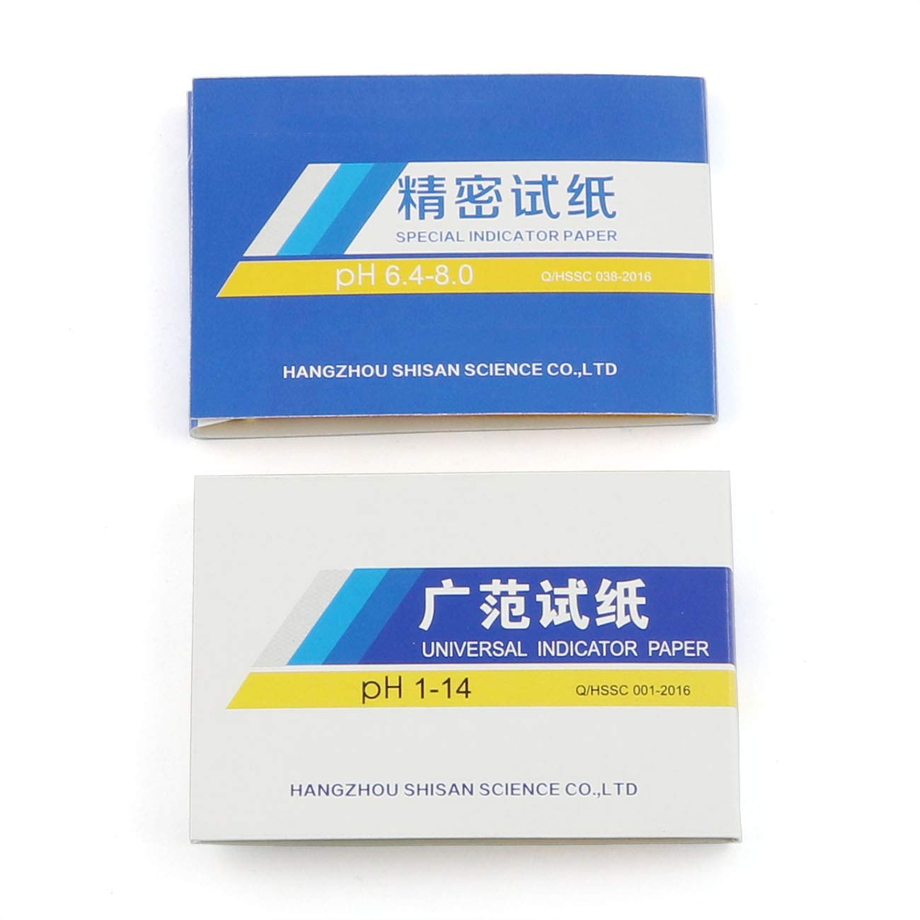 Snapklik.com : 2-Pack PH 1-14 & PH 6.4-8.0 PH Test Strips Extensive ...