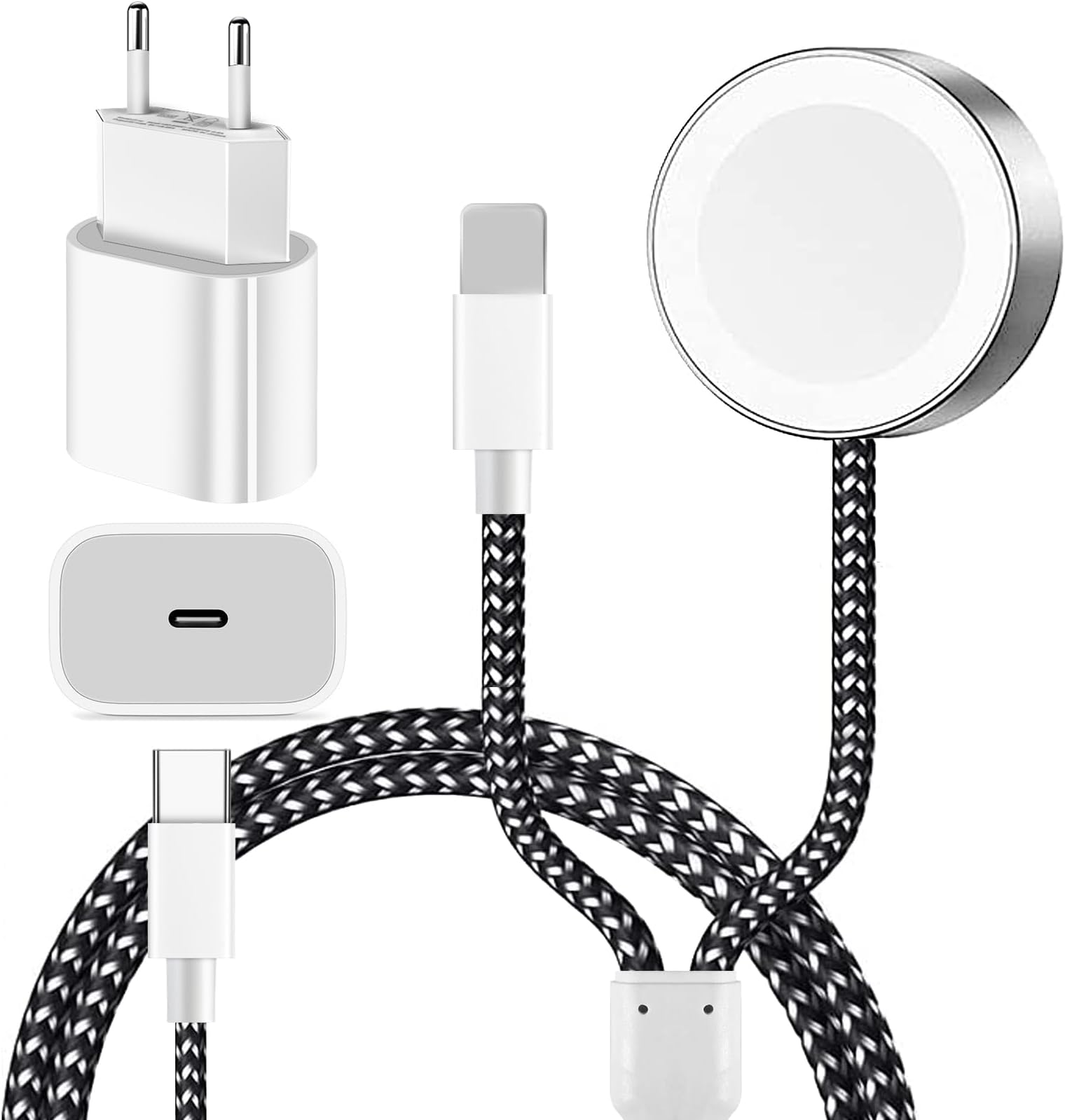 2-in-1 iWatch Ladekabel für Apple Watch und iPhone, iPhone PD 20W ...