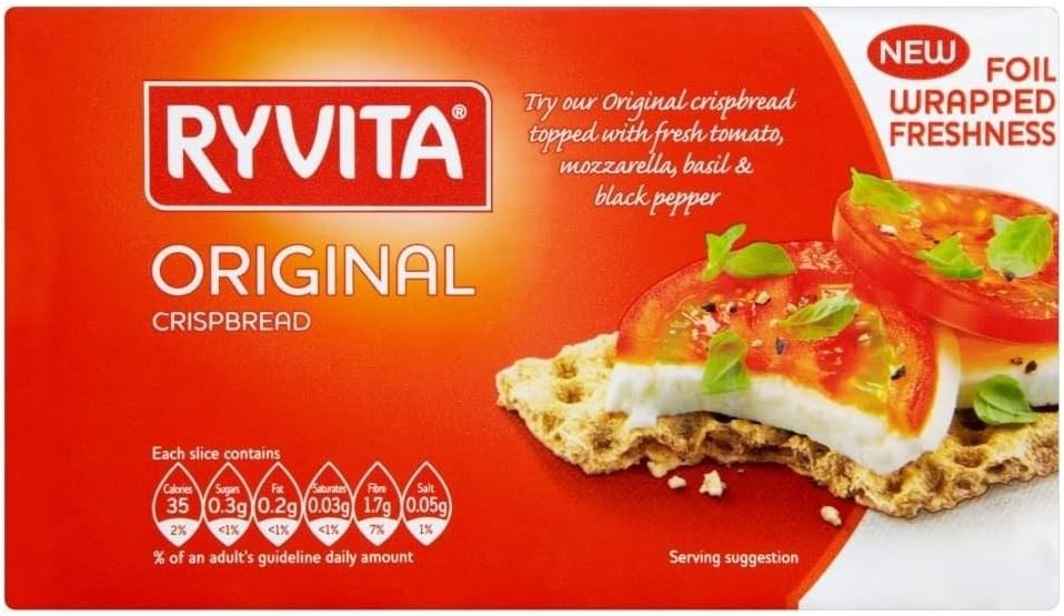 Ryvita Original Rye Crispbread (250g) - Pack of 2 : Amazon.co.uk: Grocery