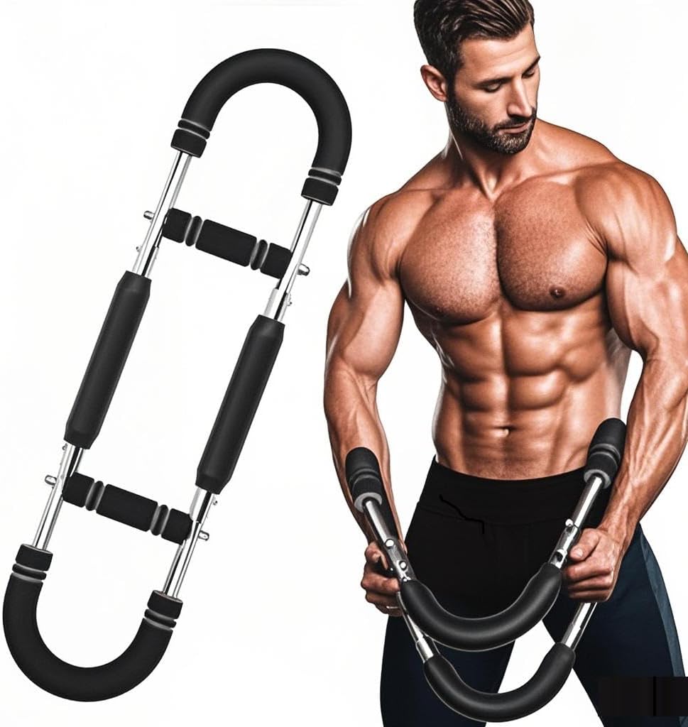 Saker Twister Arm Trainer for Men - 80-110lb Adjustable Chest Workout ...