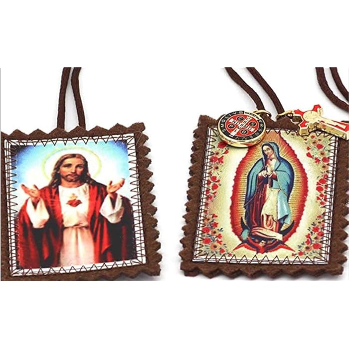 Buy Catholic Brown Scapular - Escapulario De La Virgen De Guadalupe ...