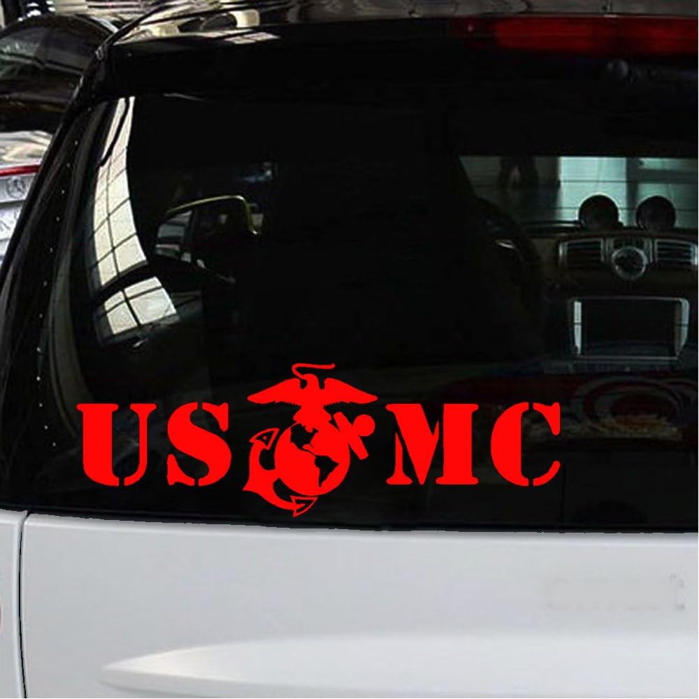 Amazon.com - USMC Vinyl Decal EGA Military Emblem Car Window Laptop US ...