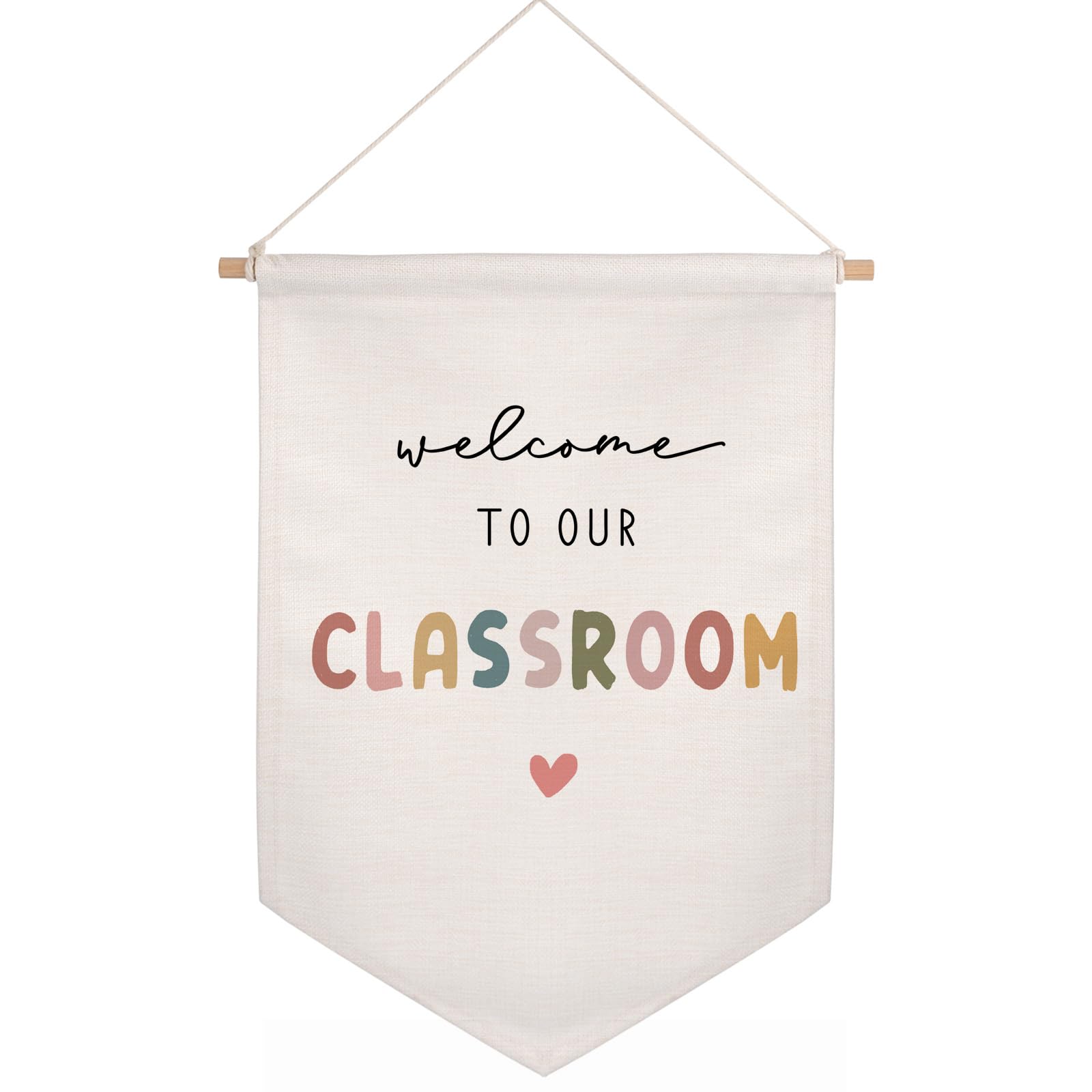 Snapklik.com : Welcome To Our Classroom Sign, Teacher Door Hanger, Boho ...