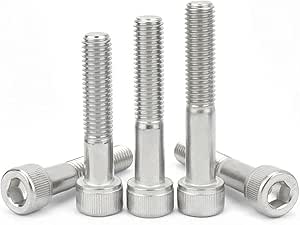 Amazon.com: BUUV M4 M5 M6 M8 M10 M12 M16 M20 304 Stainless Steel Extended Half-Thread Hexagon ...