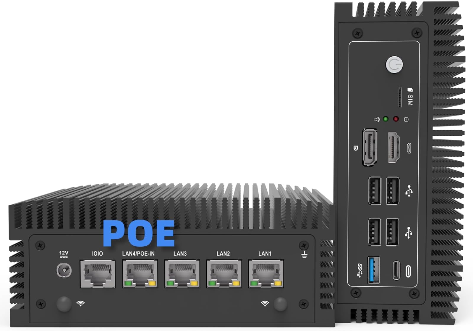 Amazon.com: Mini Desktop Computer, Industrial Fanless Mini PC Computers ...