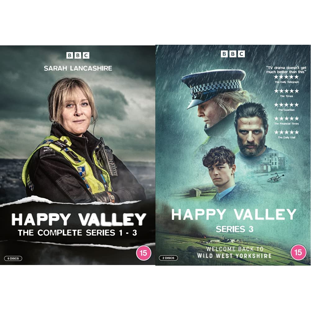 Happy Valley The Complete Series 1-3 [DVD] & Happy Valley Series 3 [DVD ...