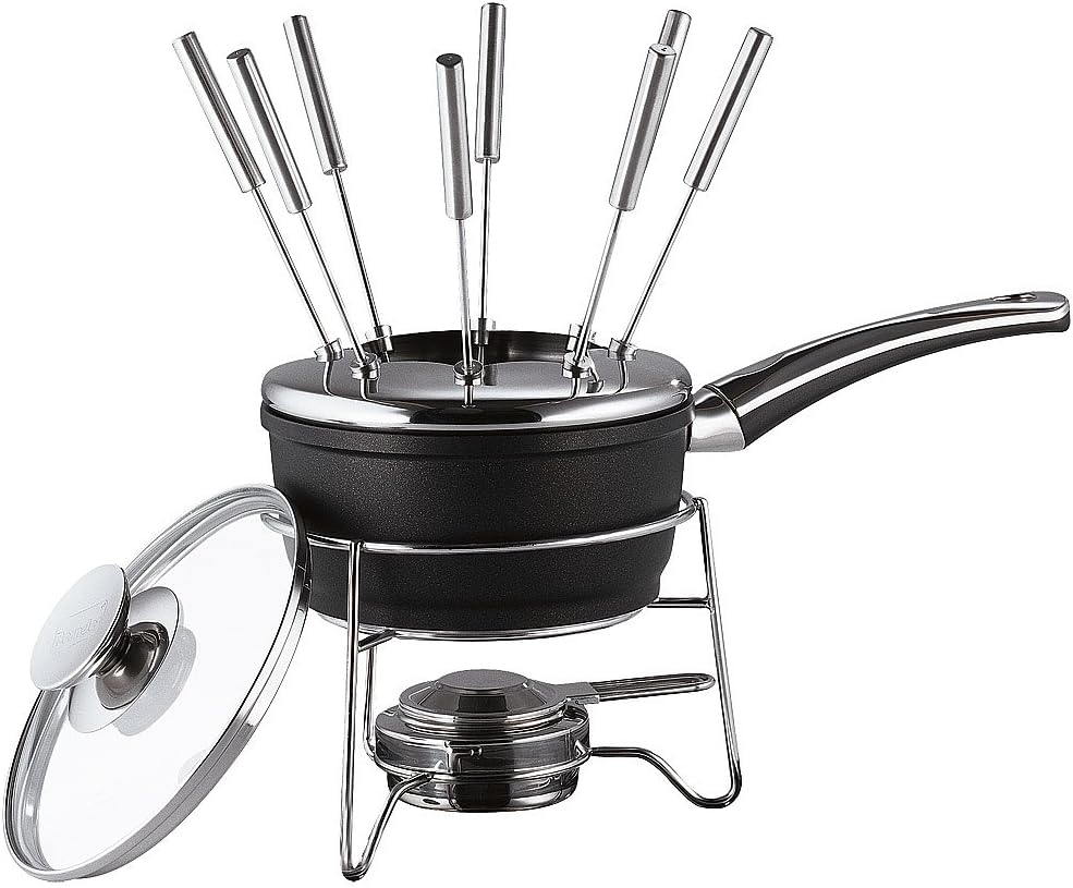 Amazon.com: Berndes Milestone 12-Piece Nonstick Saucepan with Glass Lid ...