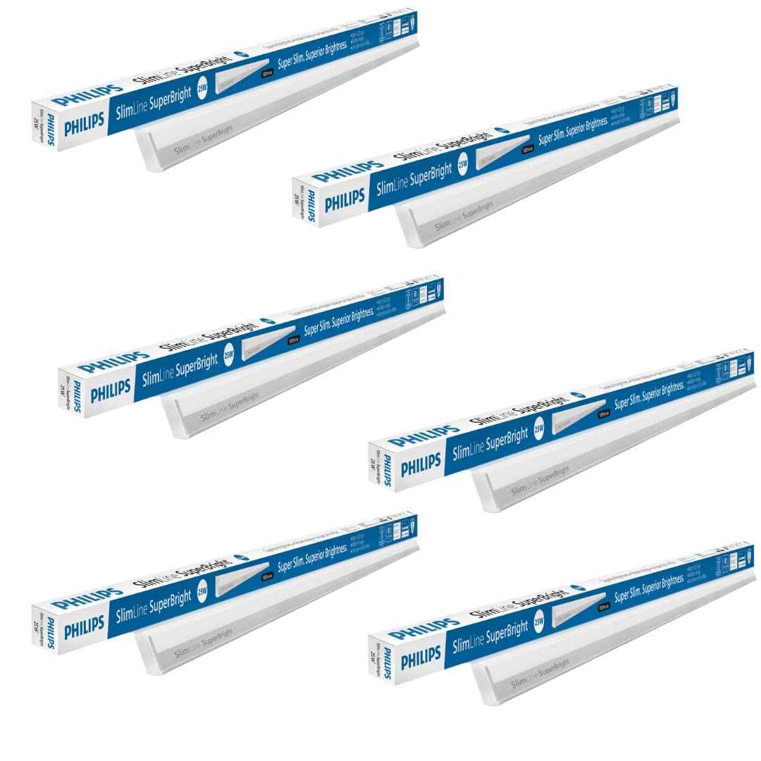 PHILIPS 25-watt LED Batten/Tubelight | Slimline Superbright Compact 4 ...