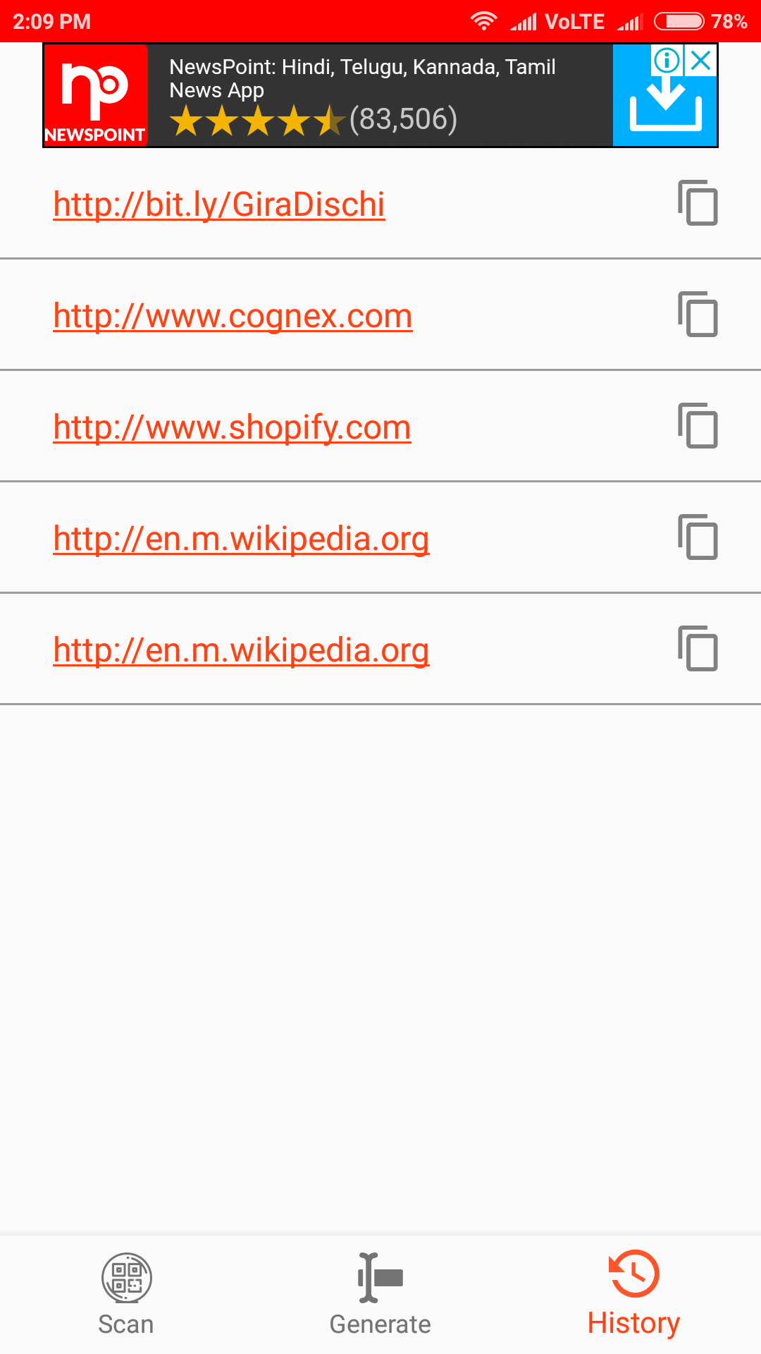 QR and Barcode Scanner Plus Generator - App on Amazon Appstore