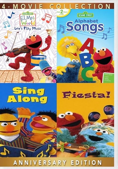 Amazon.com: Sesame Street: Elmo's Musical 4-Film Collection: Let's Play ...
