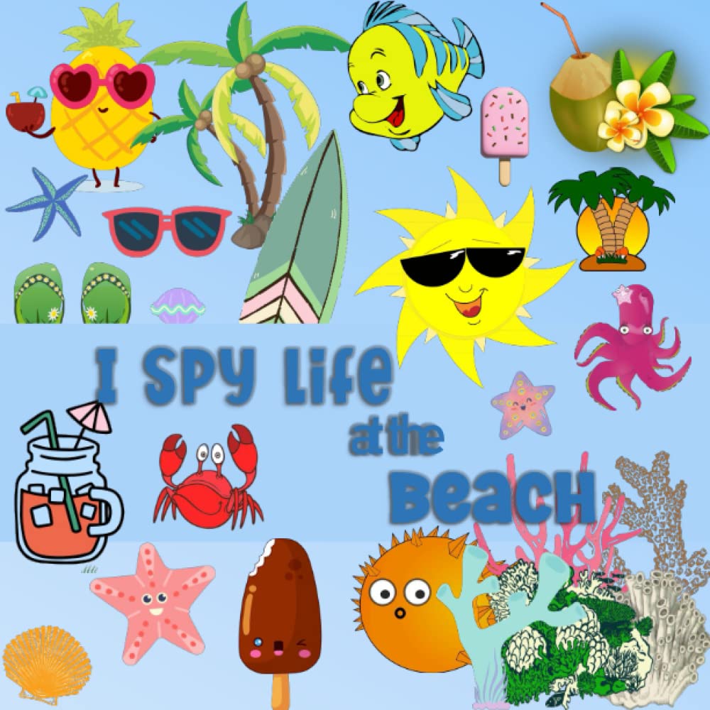 I spy life at the beach: Activity Book for Kids Ages 3-5, Game Picture ...