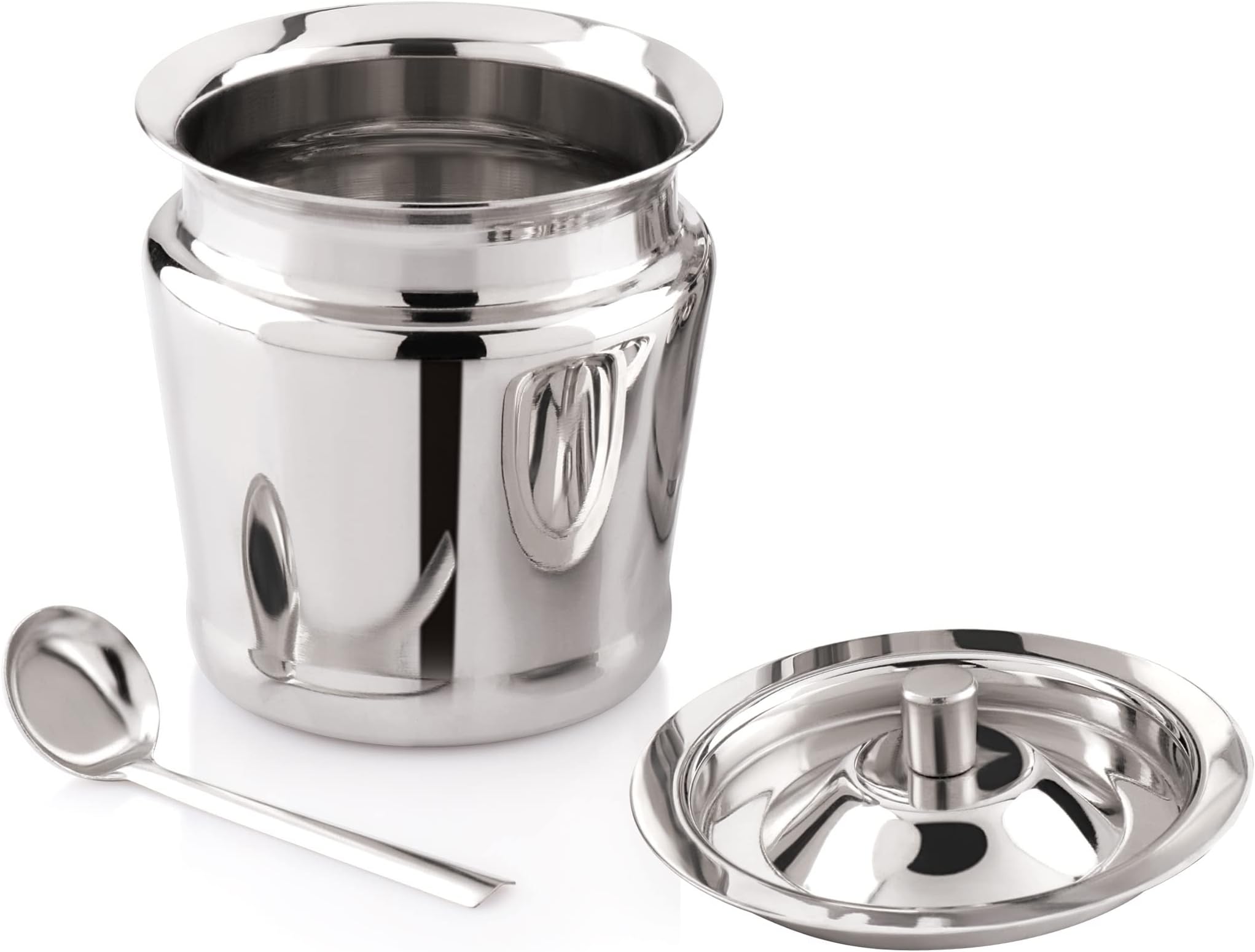 Buy KC Hilites Stainless Steel Multipurpose Ghee Pot, Pickle Container ...