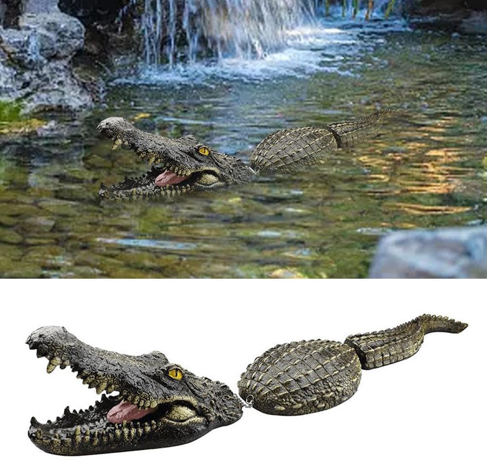 Amazon.com: GINTBN Floating Alligator Decoy for Pool, Pond Floating ...