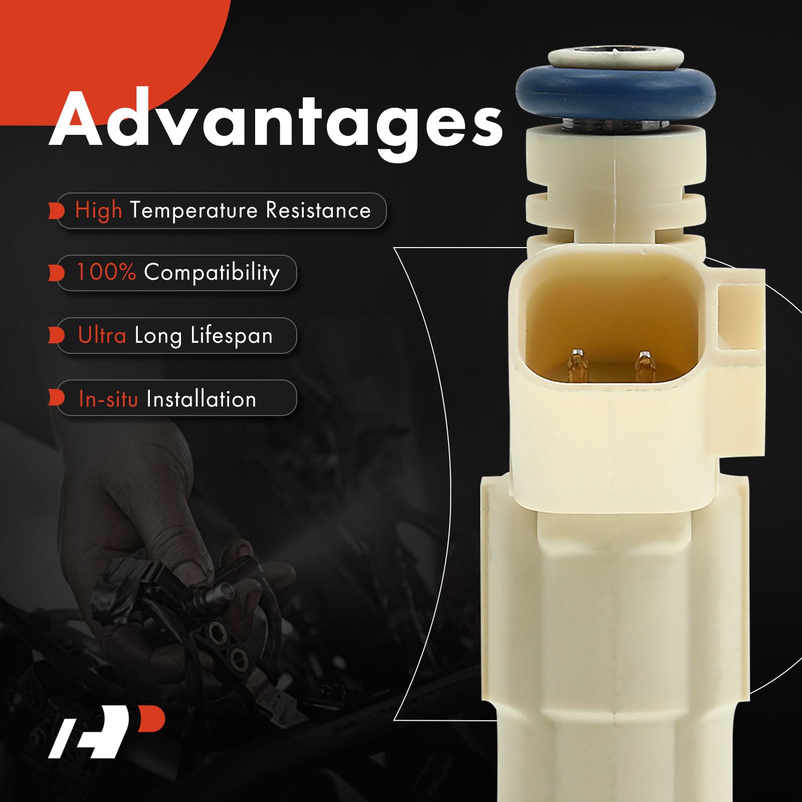 A-Premium Fuel Injectors Compatible with Ford Expedition 2003-2004, V8 ...
