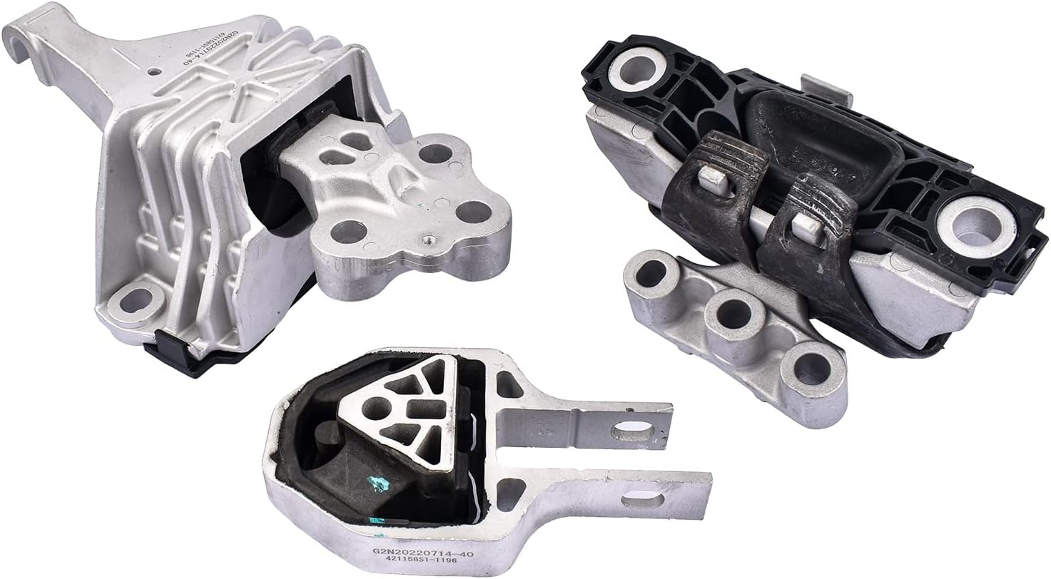 Amazon.com: Engine Motor Transmission Mount Kit Replacement for 2013 ...