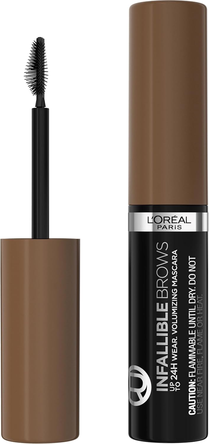 L’Oréal Paris Infallible 24H Volumizing Brow Mascara, Long-Lasting & Up ...