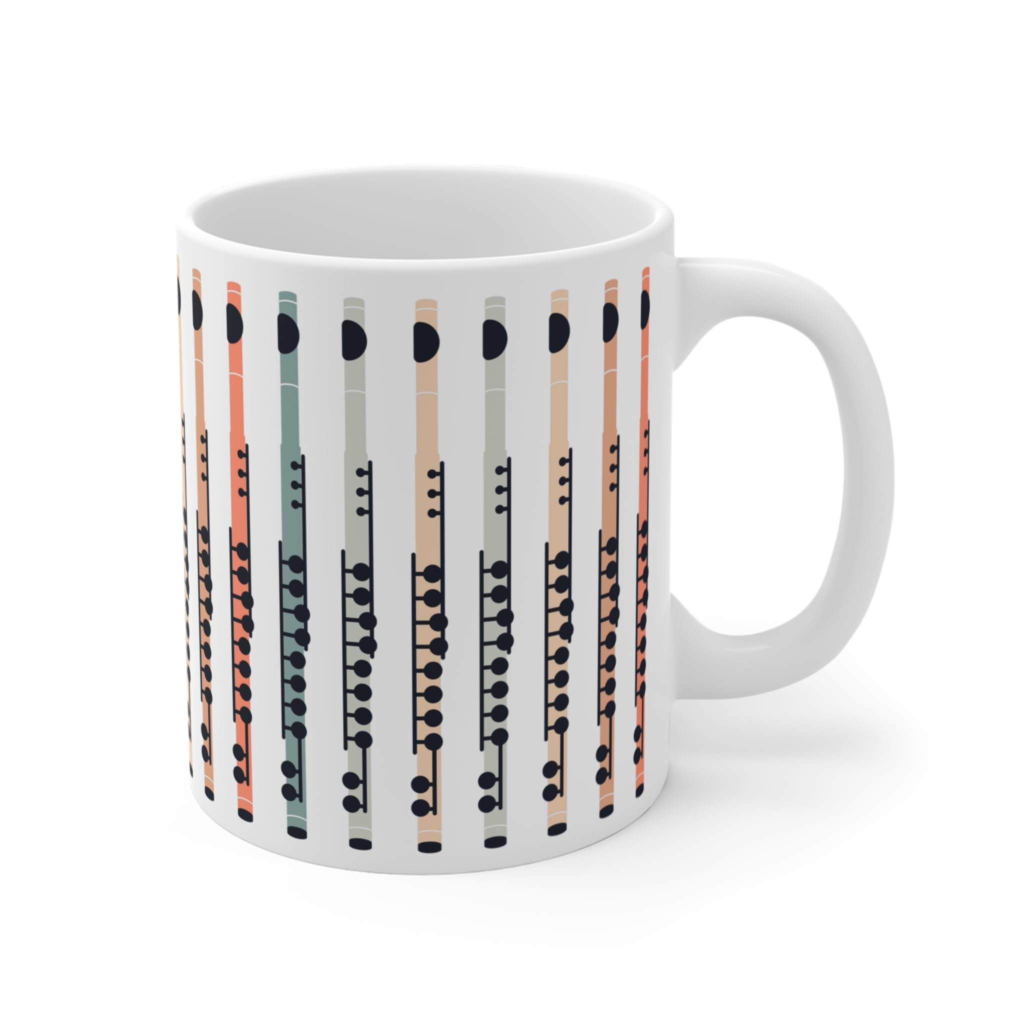 Amazon.com | Flute Mug, Flute Gift, Flautist Mug, Flautist Gift, Flute ...