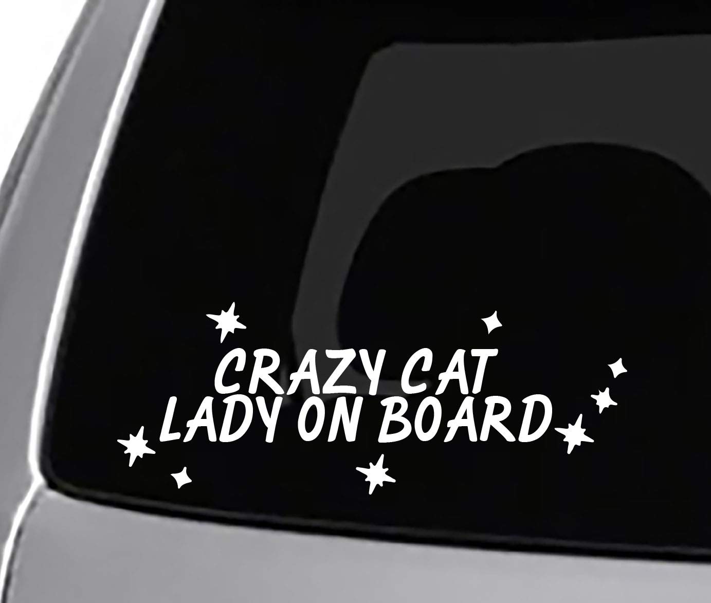 Crazy Cat Lady Car Decal