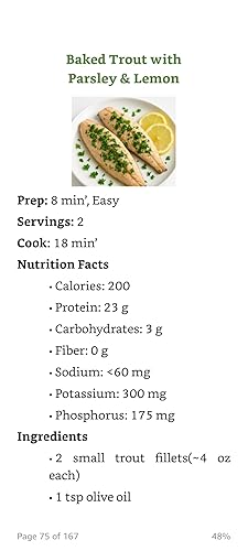 Easy & Healthy Stage 3 Kidney Disease Cookbook for Seniors: Low-Sodium ...