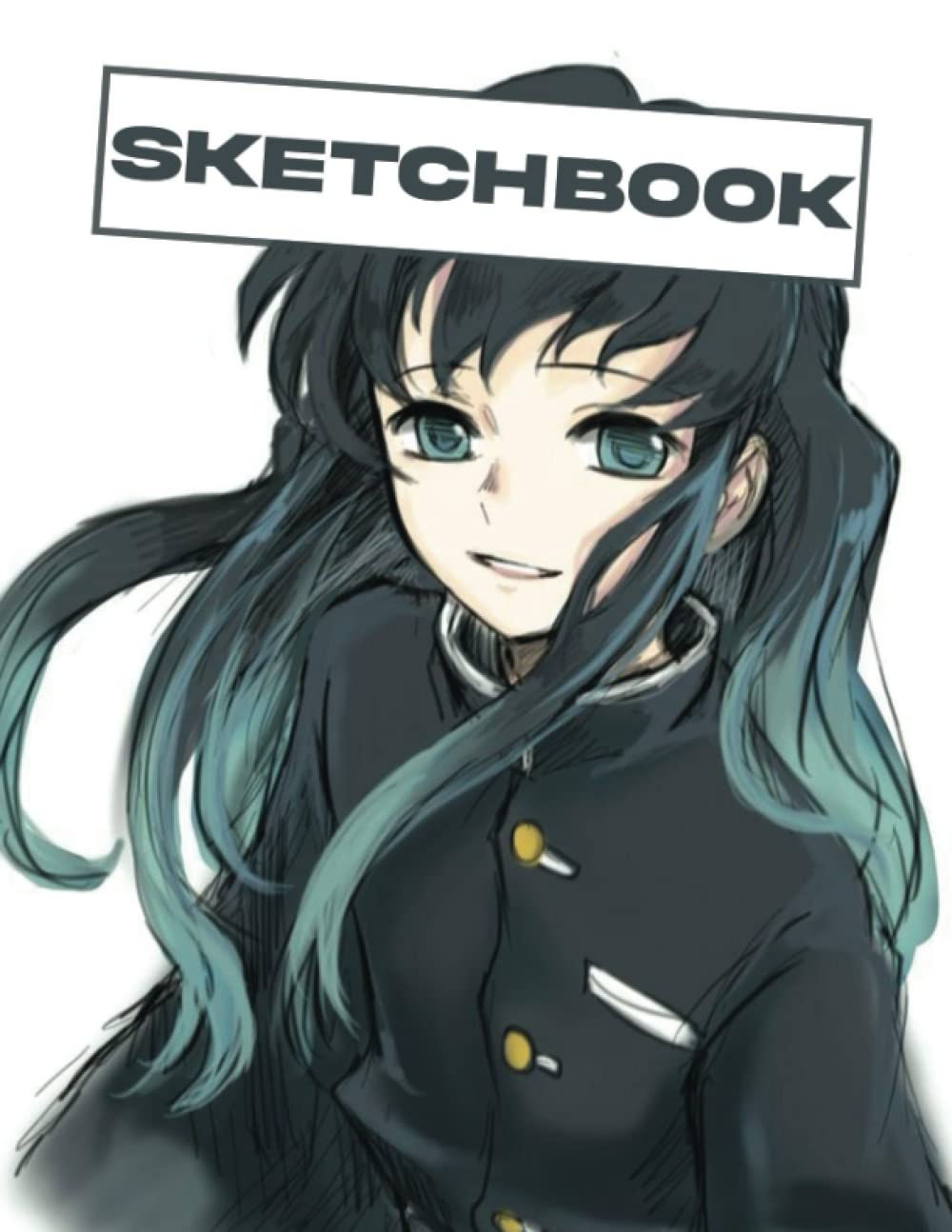 Buy Sketchbook: Muichiro Tokito Sketch Book Manga Anime Mist Hashira ...