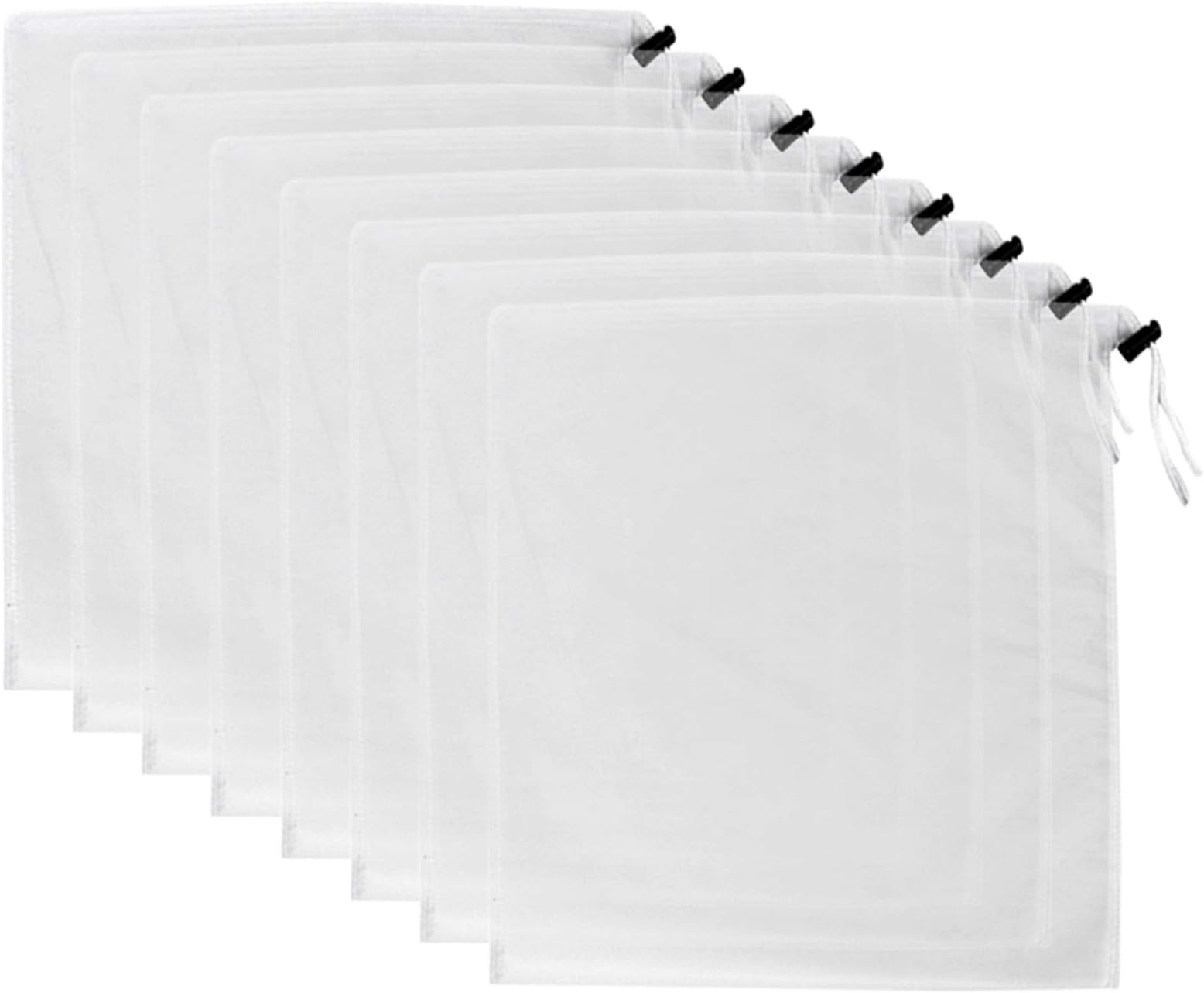 Amazon.com: Blulu 4 Pack Large Reusable Straining Bag Nylon Filter Mesh ...