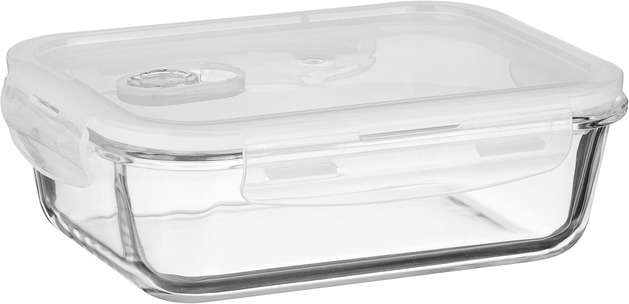 Buy Amazon Brand - Solimo Rectangular Glass Storage Container Set ...