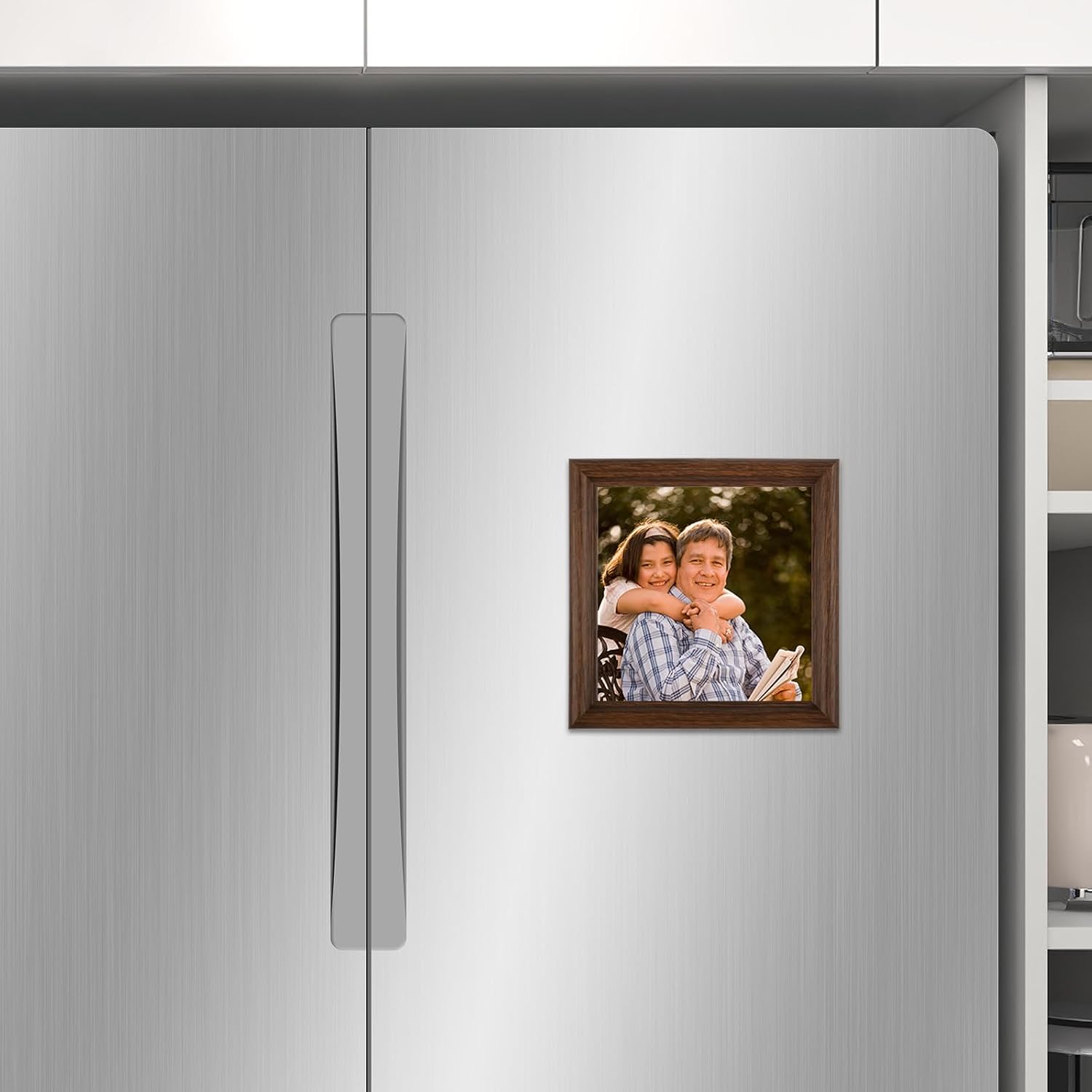 Amazon.com - Favonuovy Magnetic Picture Frame for Refrigerator 4x4 ...