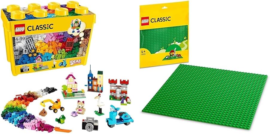 LEGO 10698 Classic Large Creative Brick Storage Box Set & 11023 Classic ...