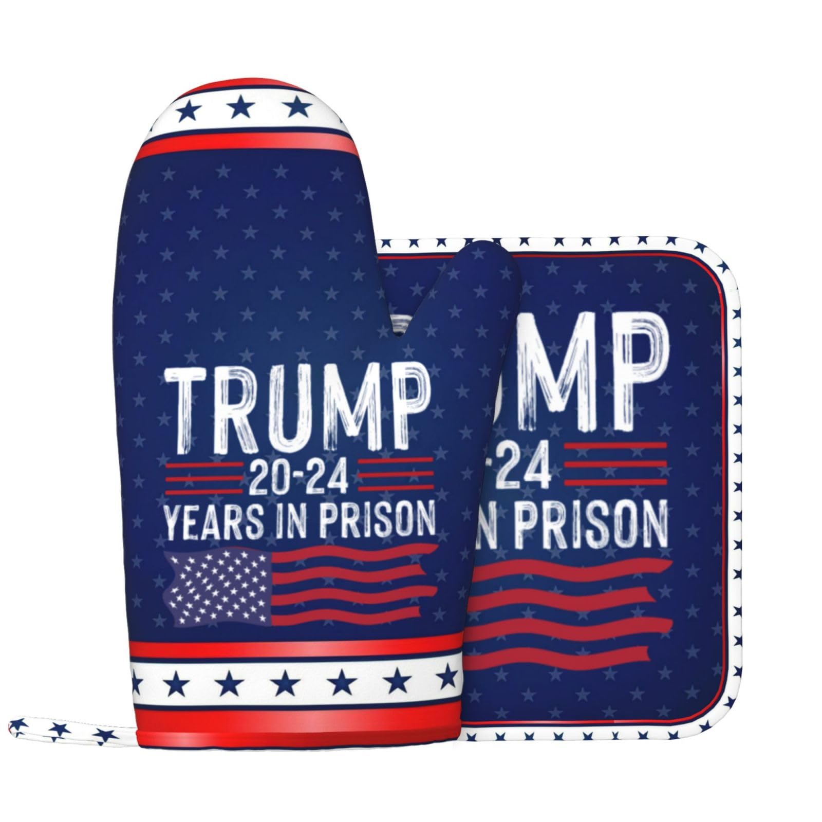 Amazon.com: Trump 2024 Years in Prison Funny Anti-Trump Gifts Oven ...