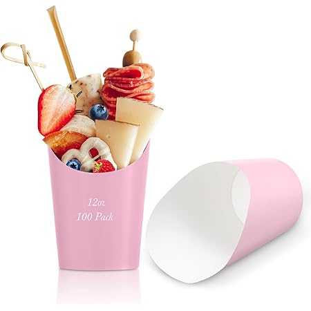 Amazon.com: Amyhill 200 Pcs 14 oz French Fries Holder Charcuterie Cups ...
