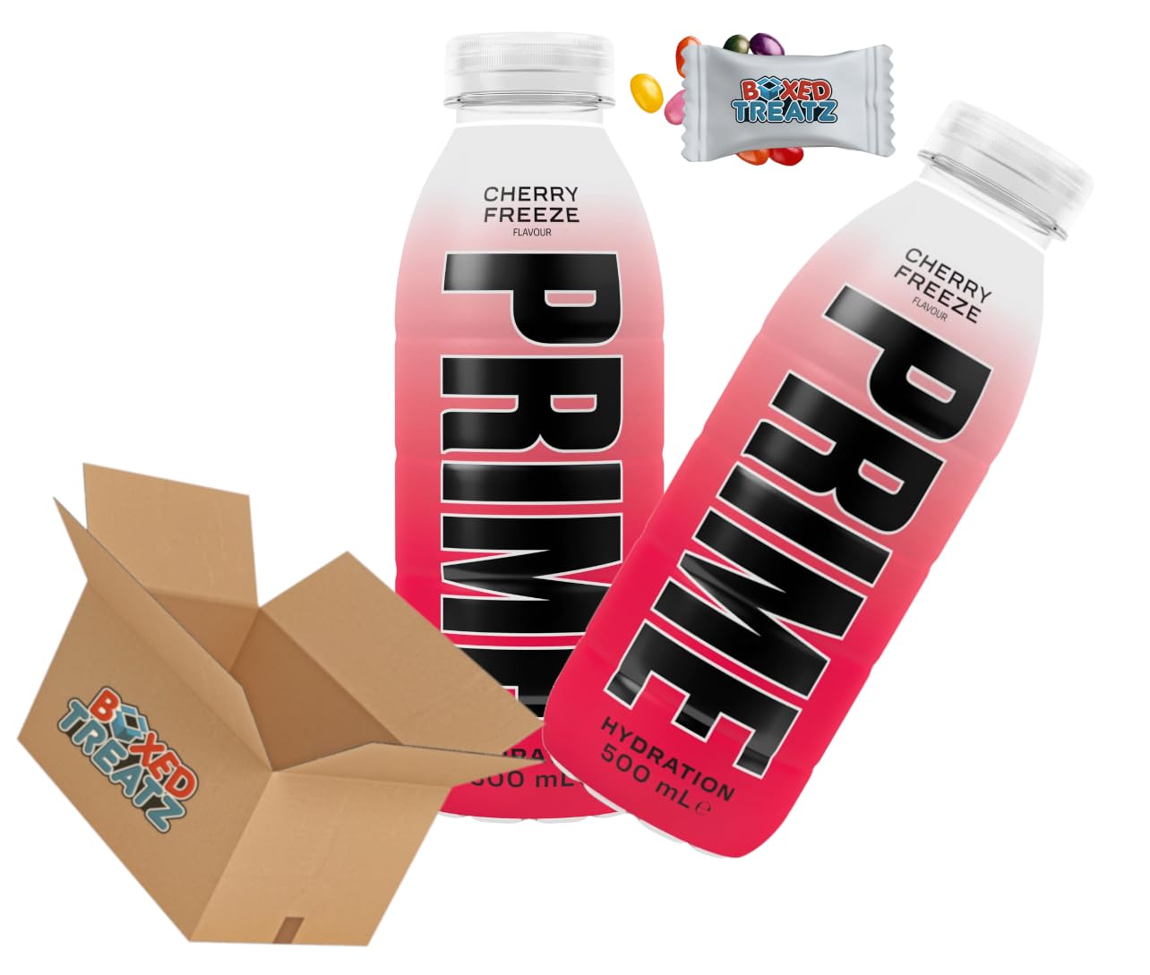 Prime Hydration - Prime Cherry Freeze Bottles (2x500ml) By Logan Paul ...