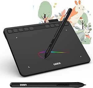 Amazon.com: Ugee S640 - Tableta de dibujo de 6.5 x 4 pulgadas con 10 teclas de acceso rápido ...