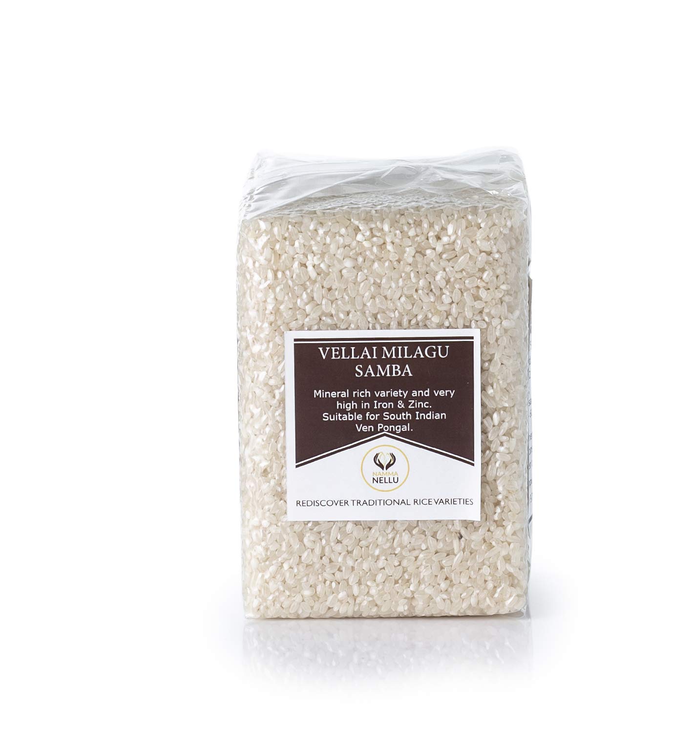 Namma Nellu Traditional White Rice - Vellai Milagu Samba (Raw Rice ...