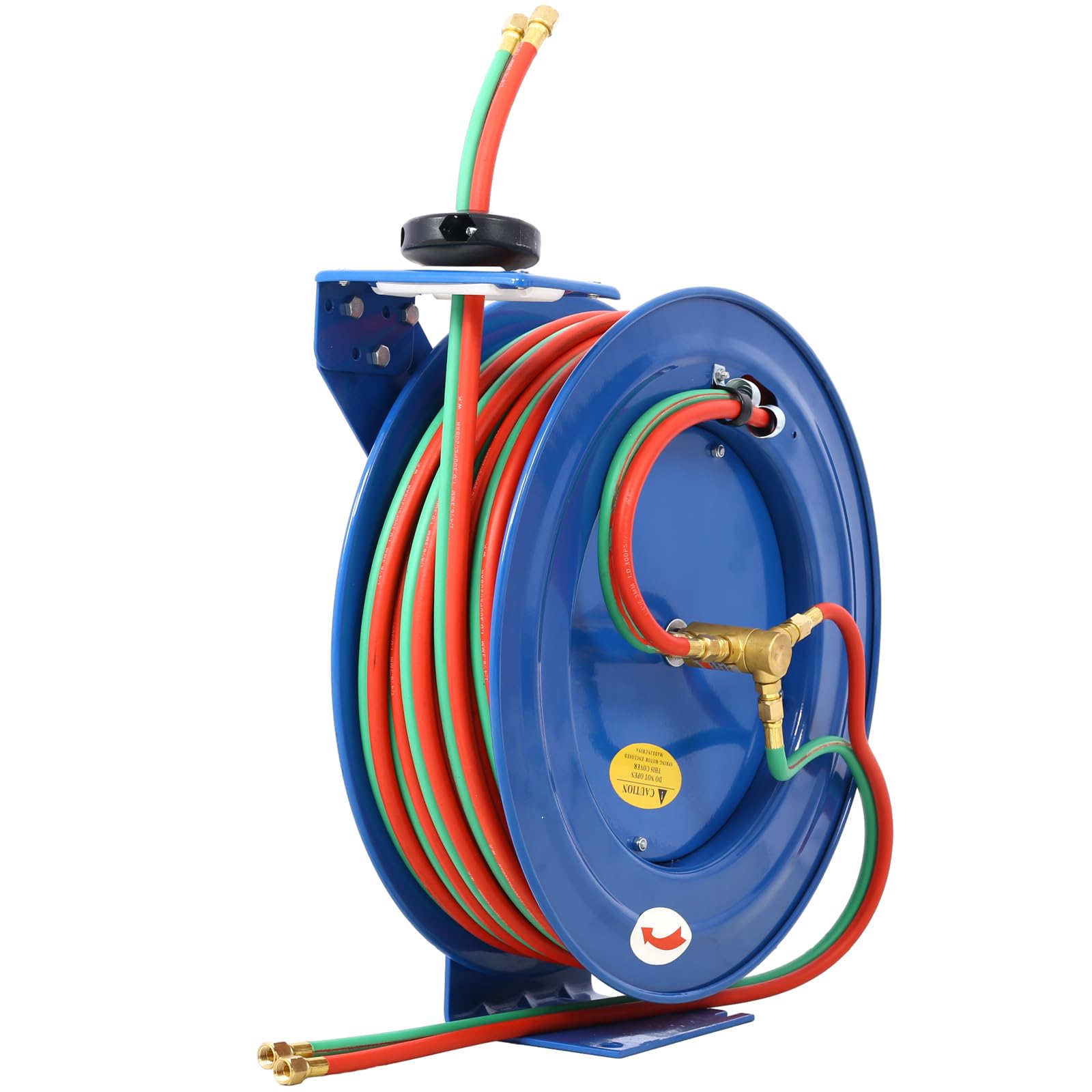 Retractable Welding Hose Reel - 1/4" x 100' Twin Oxygen Acetylene Hoses ...
