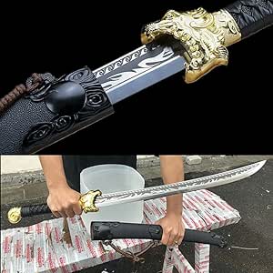 Amazon.com : DD Sword 1095 High Carbon Steel Sharp Kungfu Chinese Dao ...