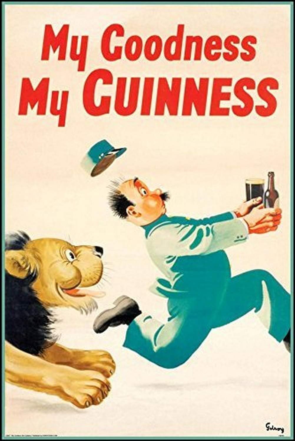 Amazon.com: POSTERS FOREVER Guinness Poster, My Goodness, My Guinness ...