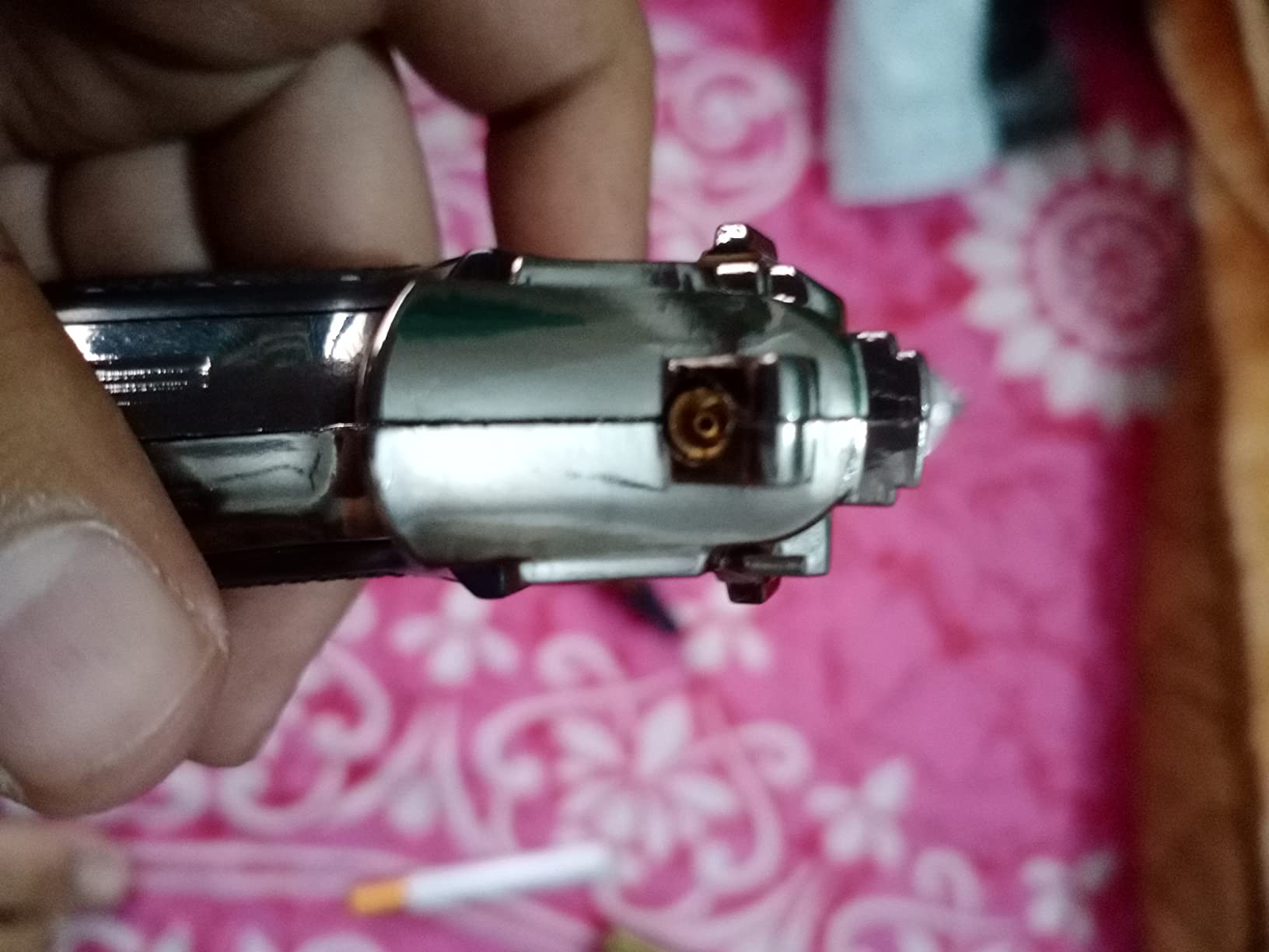 meesa Gun Shaped Cigarette Lighter 9 Mm Pistol : Amazon.in: Home & Kitchen