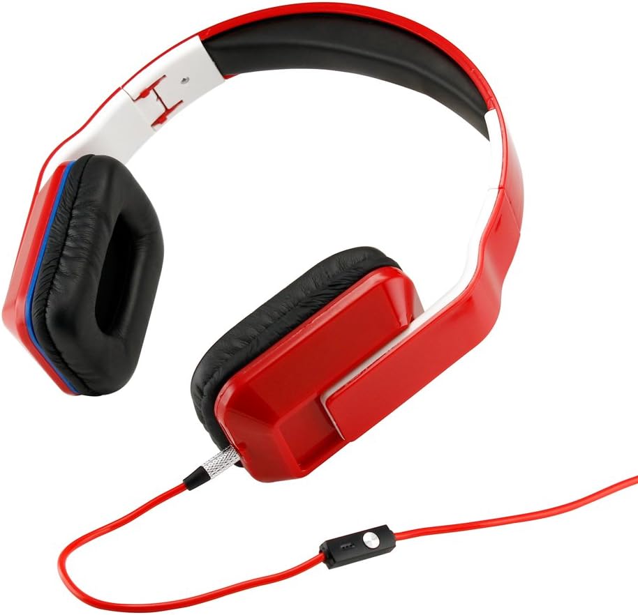 Amazon.com: Gearonic Adjustable Foldable Rectangular Over-Ear Earphone ...