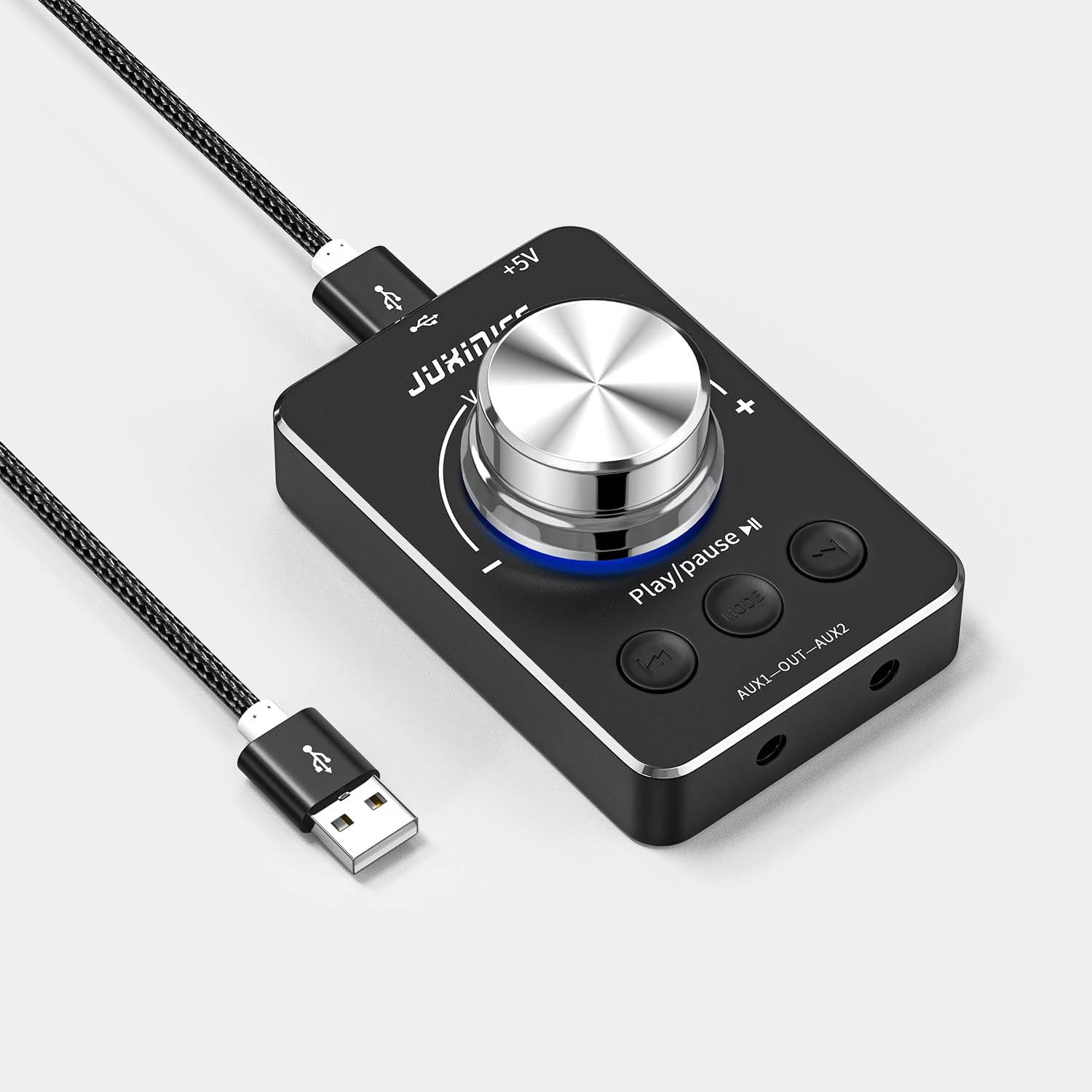 Amazon.com: JUXINICE USB Volume Adjustment Knob with Rotate Volume ...