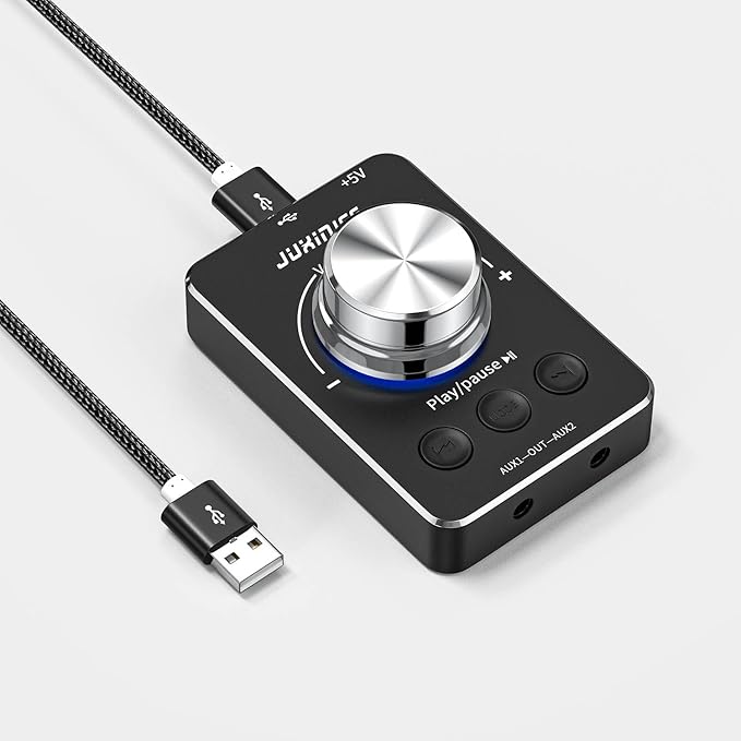 Amazon.com: JUXINICE USB Volume Adjustment Knob with Rotate Volume ...