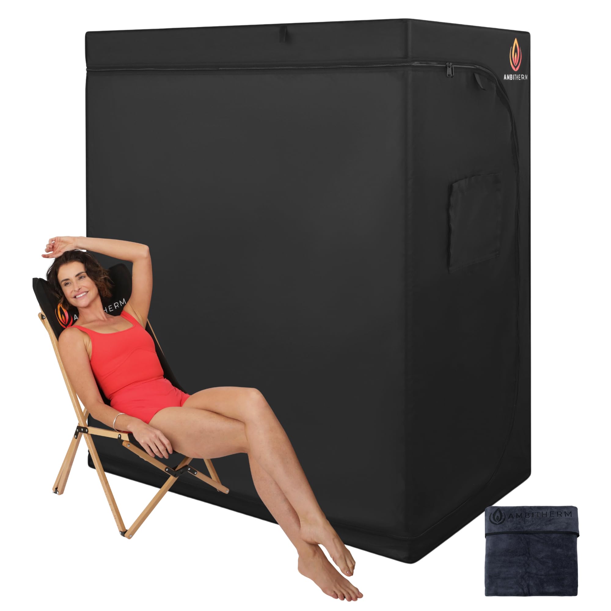 XL Infrared Sauna – Extra-Large Sauna Tent, 50% More Legroom, Deep ...