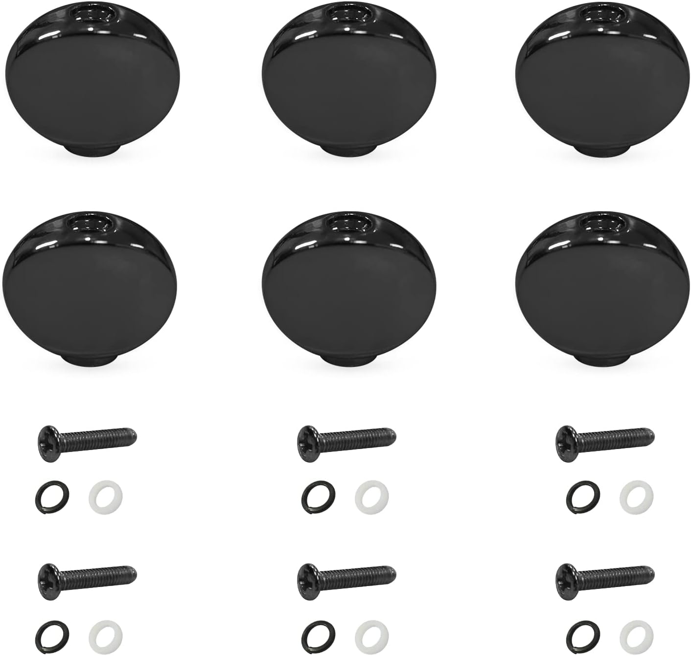 Amazon.com: Guitar Tuning Peg Button, 6 Pcs/Set Tuning Pegs Machine ...