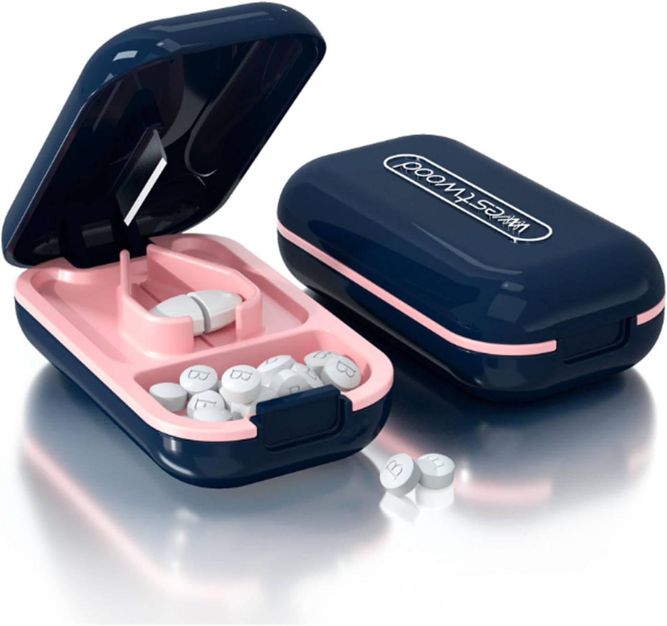 Amazon.com: VUFVOID Portable Pill Cutter and Crusher, Small and Large ...